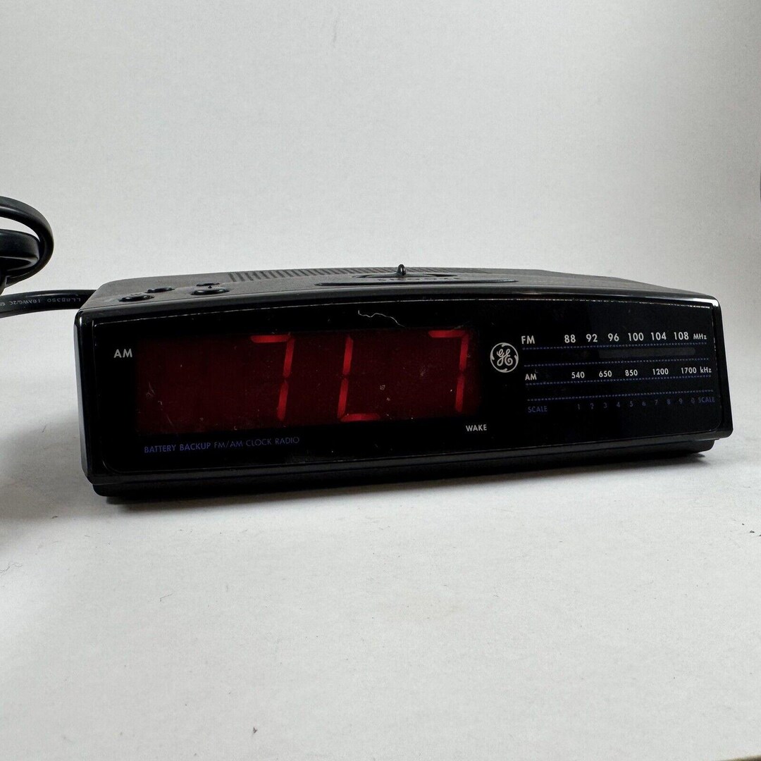 GE Alarm Clock Model: 7-4815a-am/fm-corded/batt.backup-vintage 1998 ...