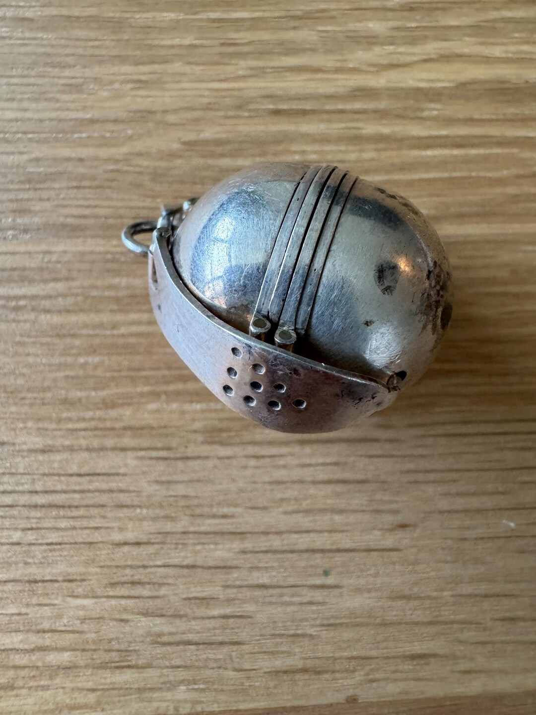 Vintage Silver Folding Orb Locket for Photographs. - Etsy