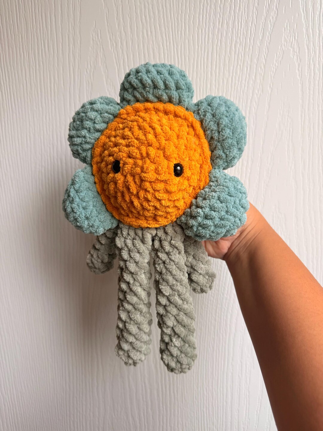 Crochet Groovy Flower | Flower Snuggler | Handmade Crochet Flower ...