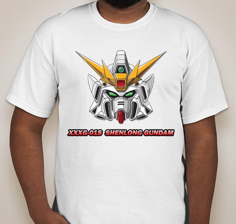 Gundam Shenlong Bust Line Art - Front View Mecha (digital Download) - Etsy