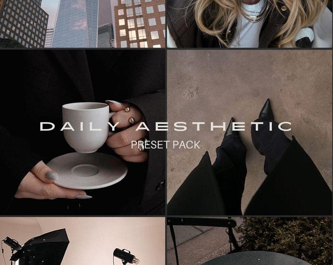 Daily Aesthetic Preset Pack - Etsy