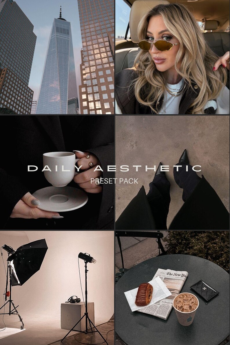 Daily Aesthetic Preset Pack - Etsy