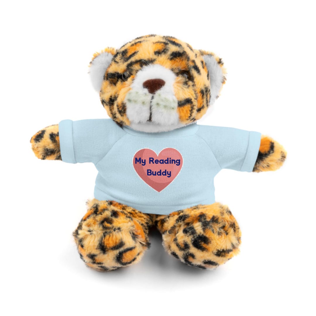 Reading Buddy Stuffed Animals With Tee - Etsy