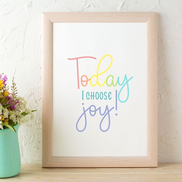 Today I Choose Joy - Etsy