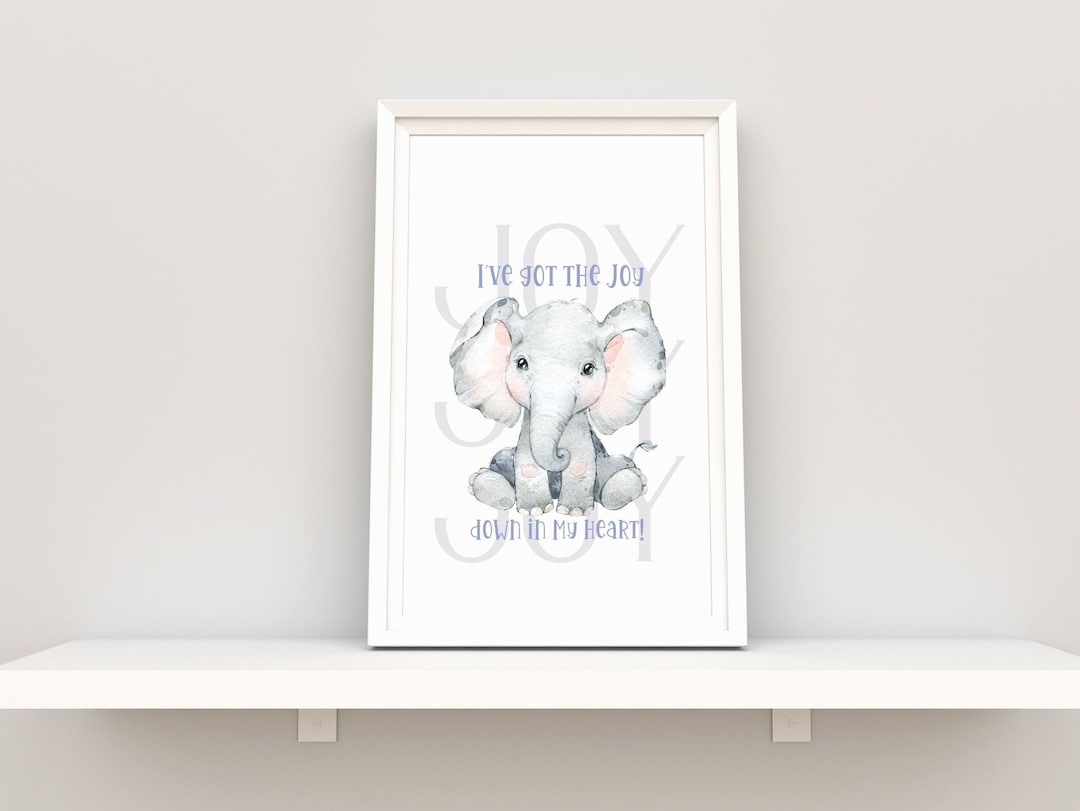 Sunday School Printable I've Got the Joy, Church Nursery Print ...
