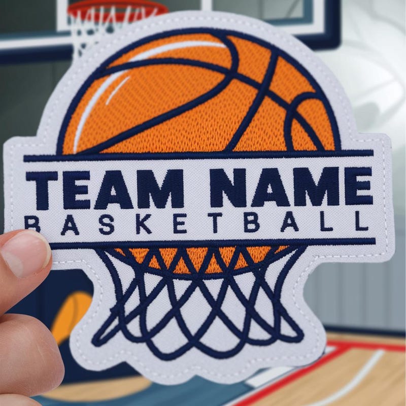 Basketball Patch - Etsy