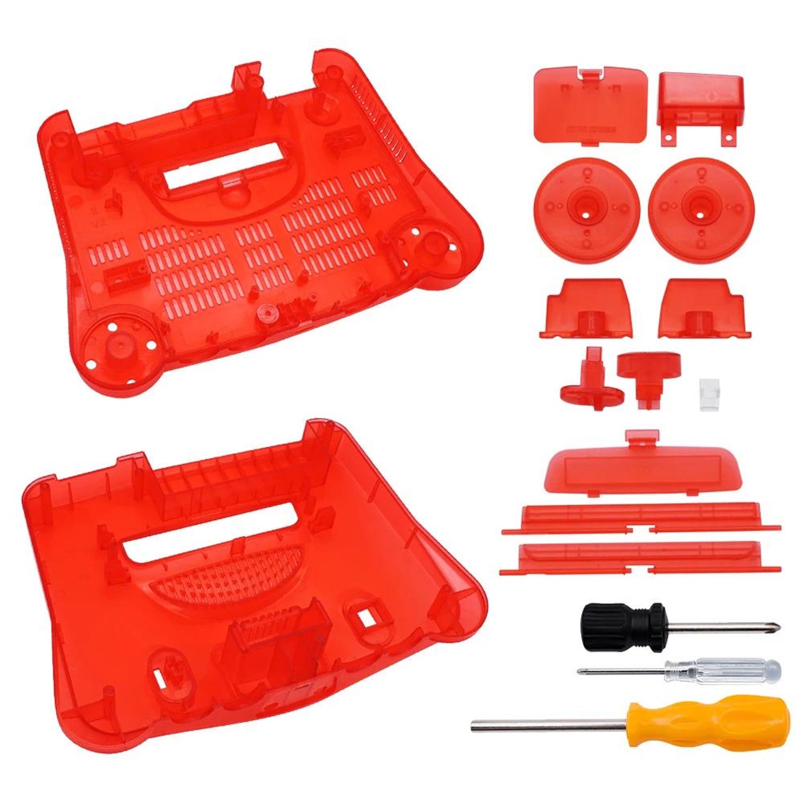 N64 Nintendo 64 Replacement Case Transparent Shell - Etsy