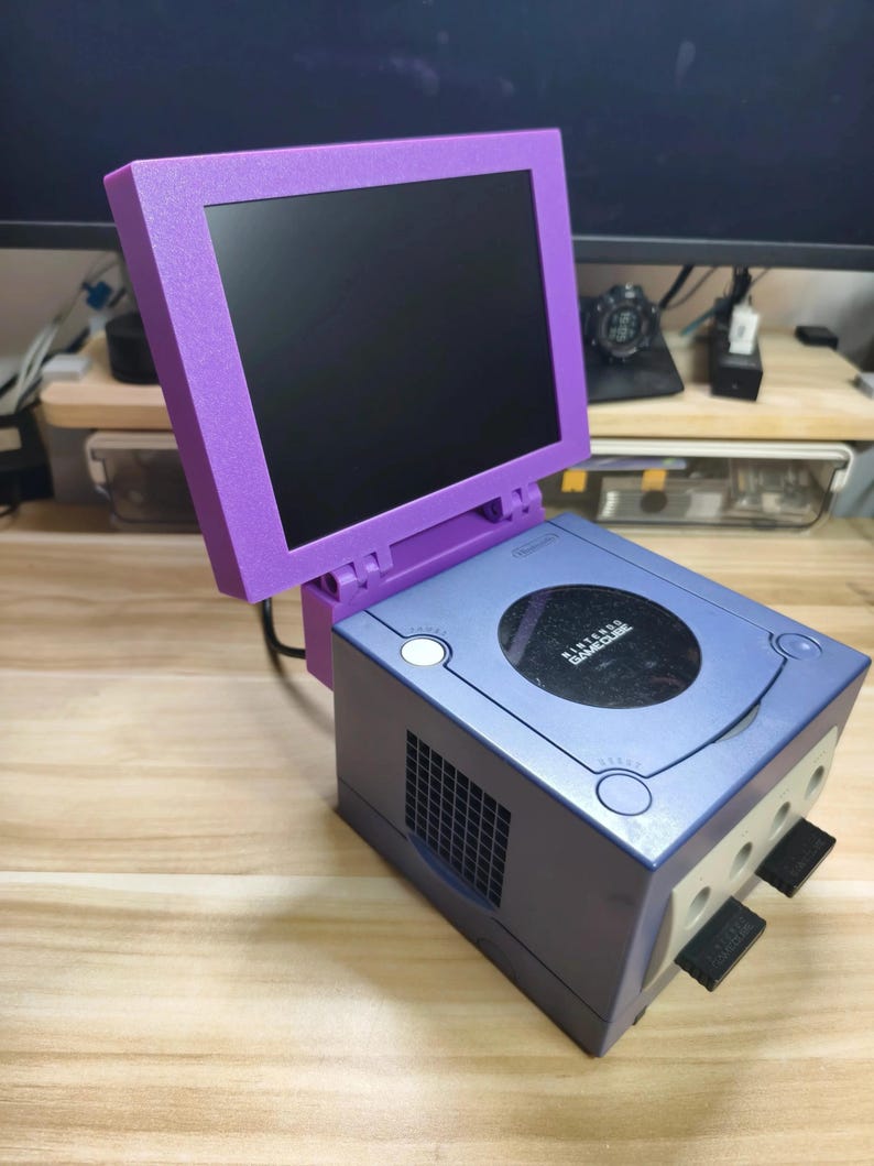 Screen for Gamecube 3D Print Portable Display, 8 Inch Screen, LCD Mini ...