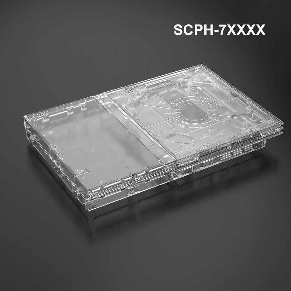 PS2 Protective Housing Transparent Replacement Shell Accessories for ...