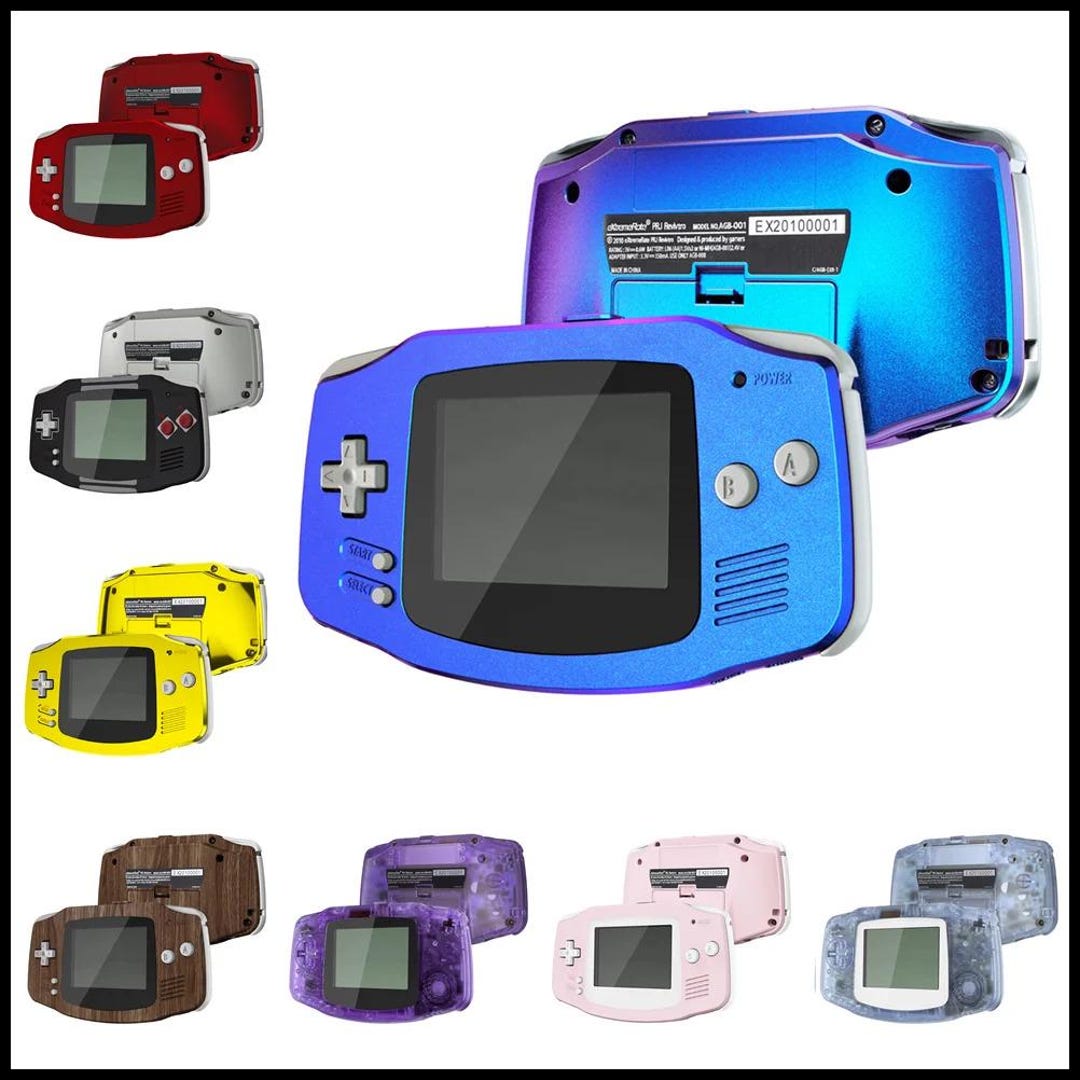 Gameboy Advance Replacement Shell IPS Ready Upgraded Full Housing Case ...
