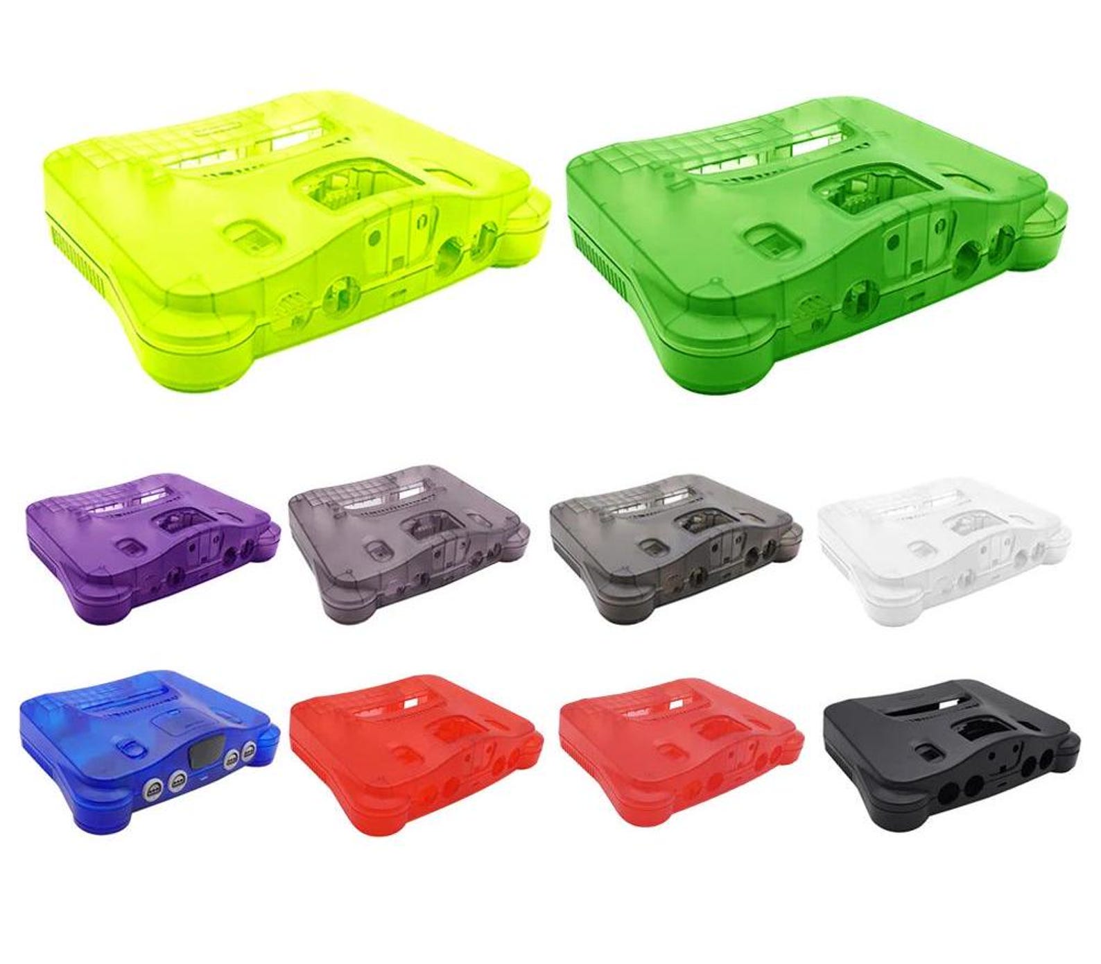 N64 Nintendo 64 Replacement Case Transparent Shell - Etsy