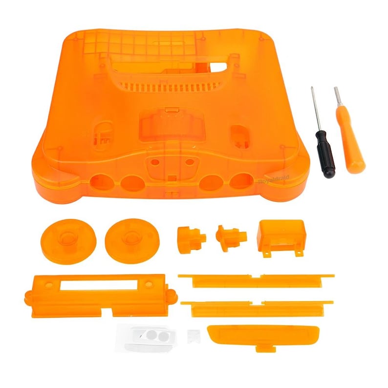 Transparent Orange Purple for N64 Retro Video Game Replacement Housing ...
