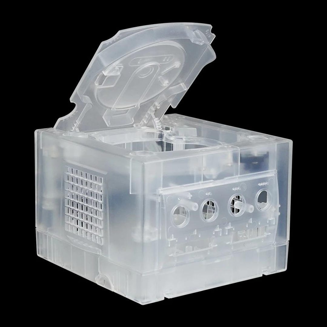 Transparent Replacement Shell Case Protective Housing for Gamecube NGC ...