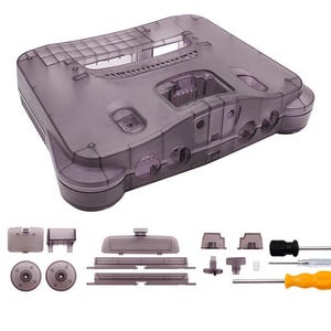 N64 Nintendo 64 Replacement Case Transparent Shell - Etsy