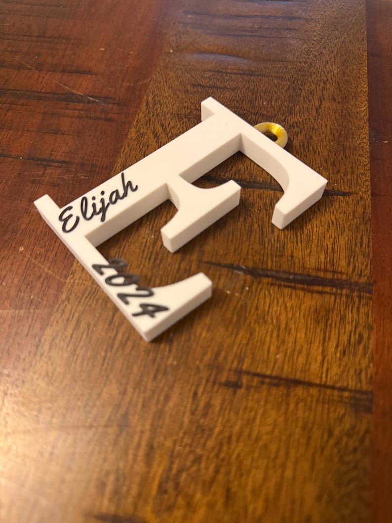 Letter Name Ornament - Etsy