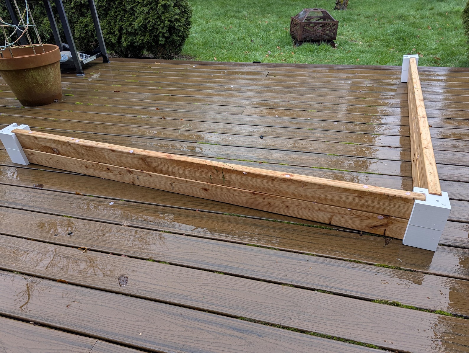 Stackable 2x4 | 2x6 | 2x8 Garden Bed Corner Connector | White PETG ...