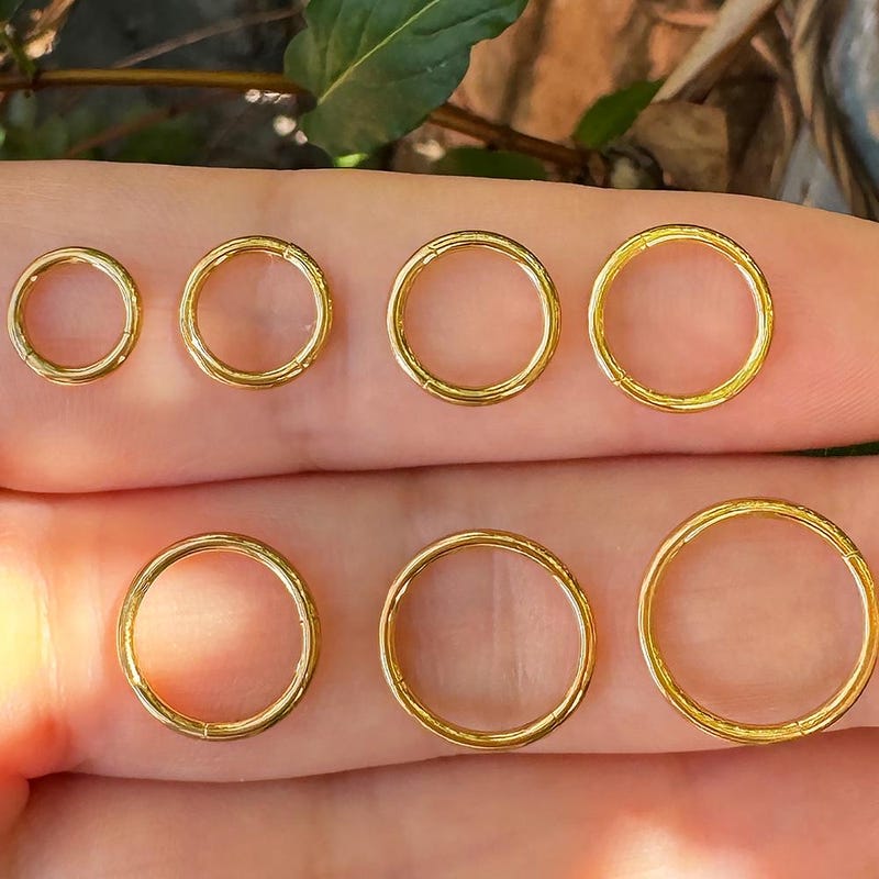 Gold Nose Loops - Etsy