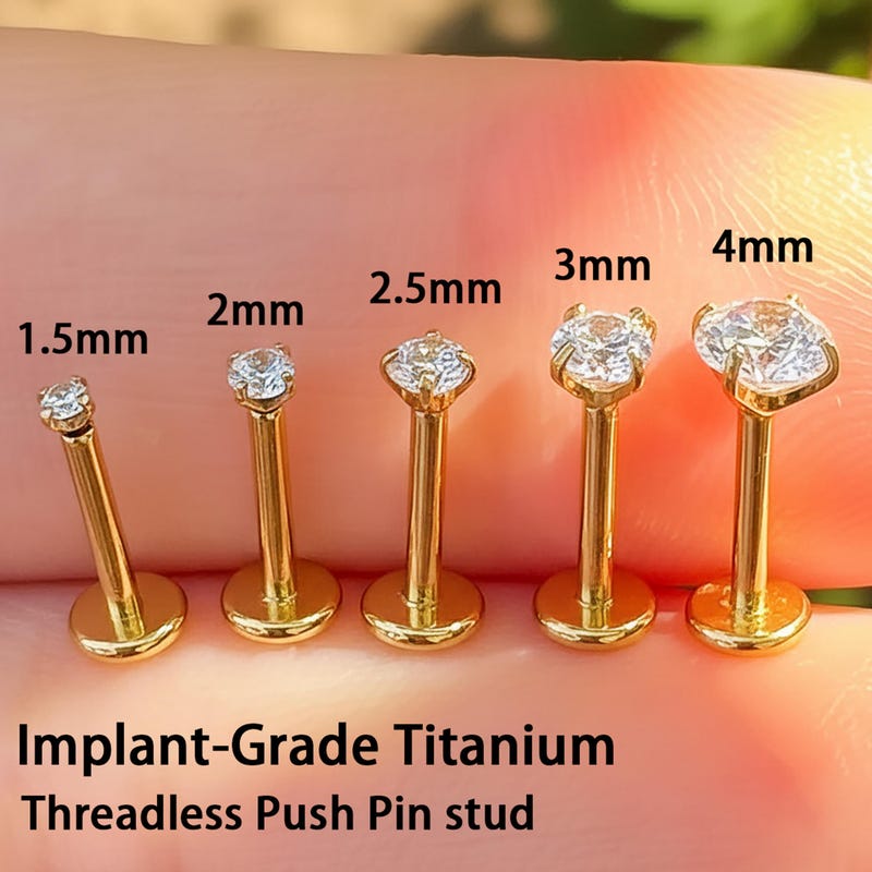 Threadless Earring - Etsy