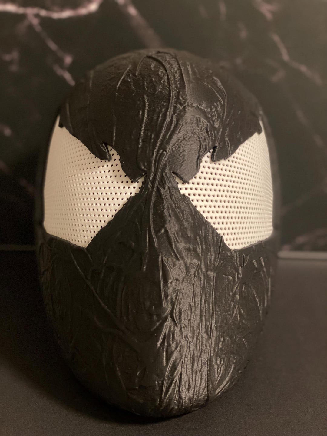 Black Symbiote Spider-man Cosplay Helmet PS5 Inspired 3D Printed - Etsy UK