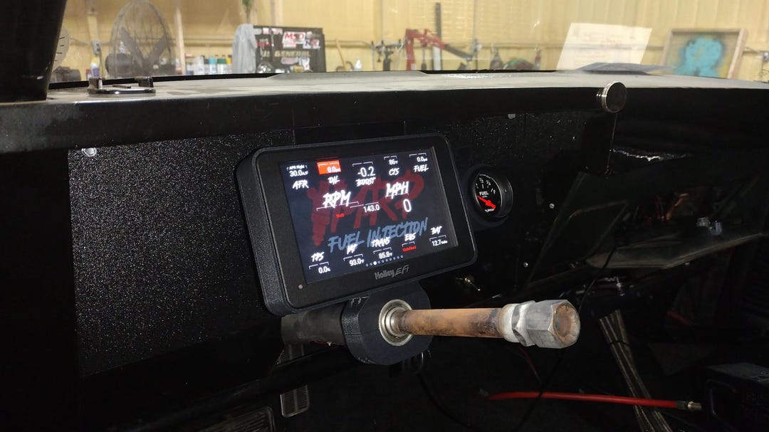 Holley 7” Dash Mount, Steering Column Mount, 3D Printed Screen Holder ...