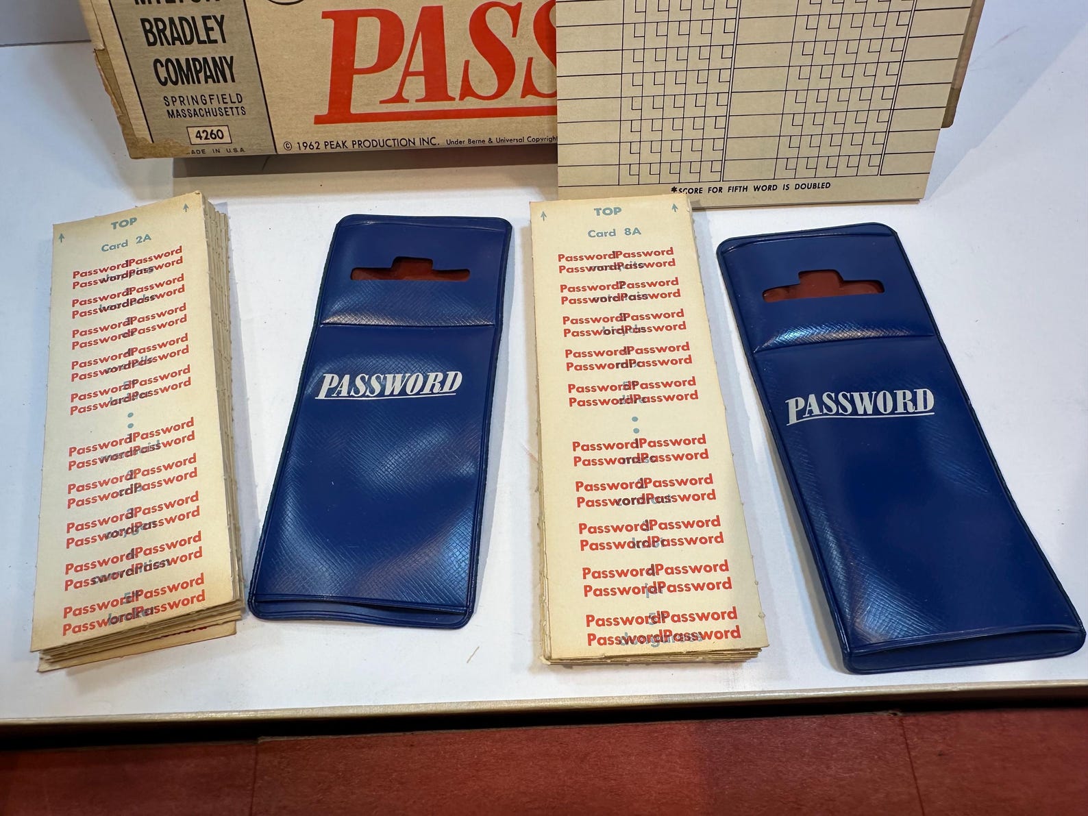 Vintage 1962 Milton Bradley Password Board Game Fun Family Game Night ...