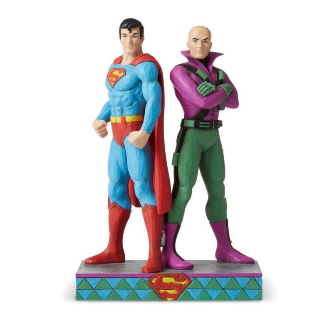 Jim Shore DC Comics Superman Lex Luther 9” Tall Super Hero Villain ...