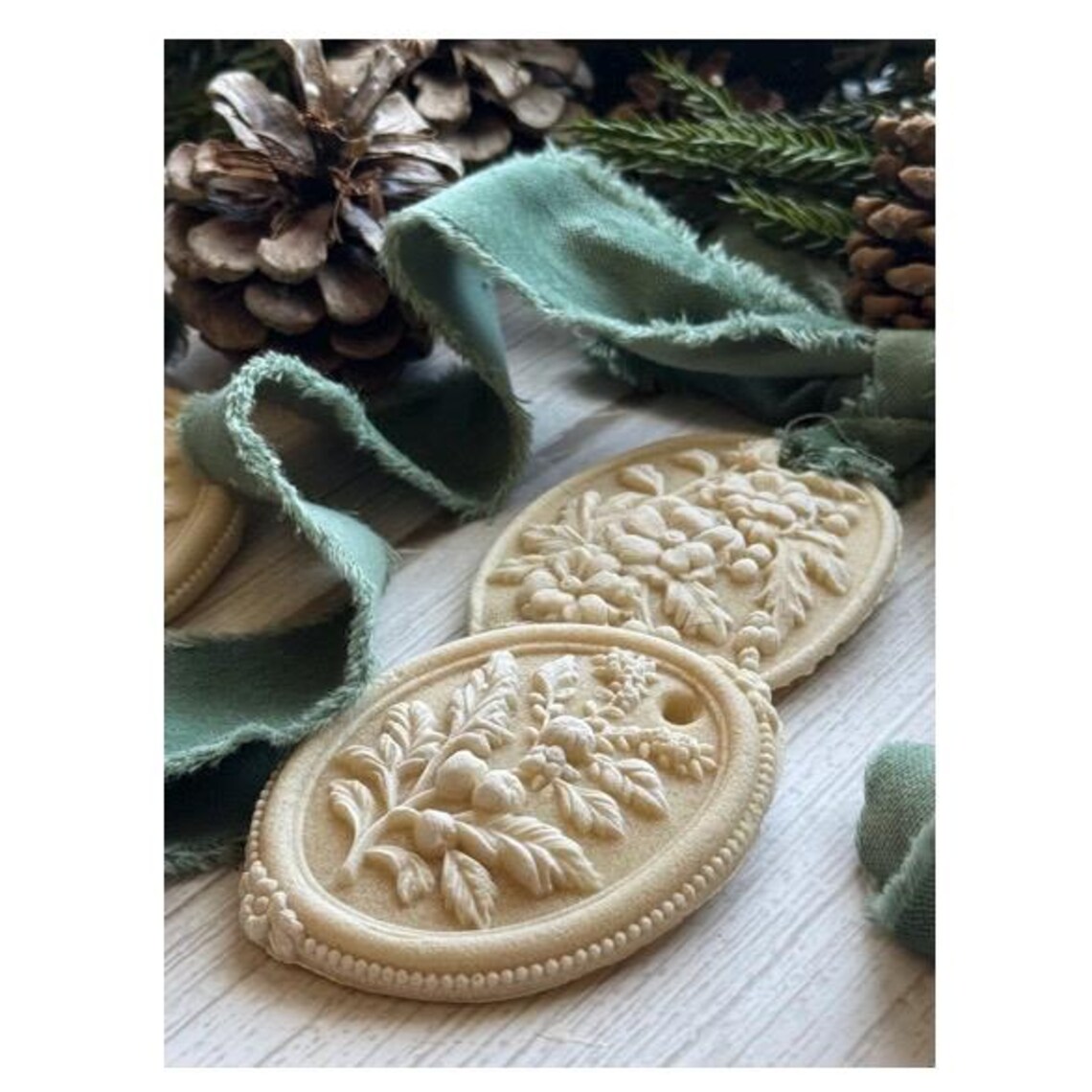 Iron Orchid Design IOD Victoriana Mould 6” X 10” Rose Frame Tassels ...