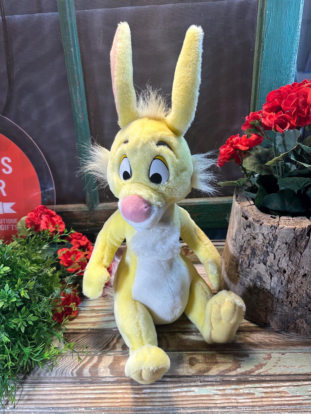 Disney RABBIT Plush Winnie the Pooh Friend Stuffed Animal Vintage - Etsy