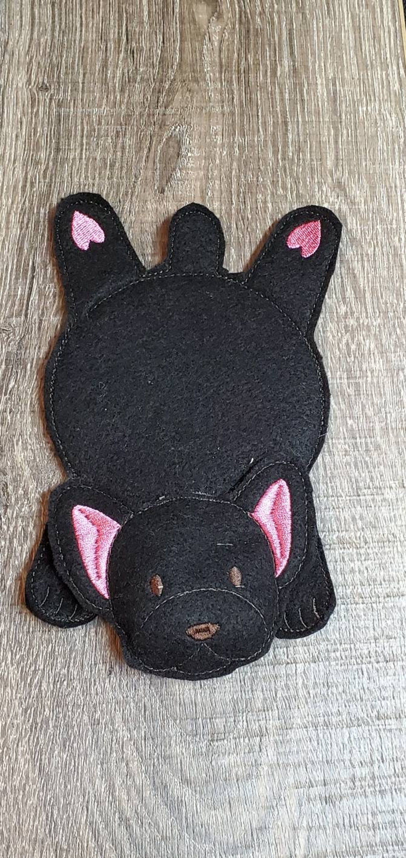 French Bulldog Frenchie Coaster Mug Rug Snack Mat | Etsy
