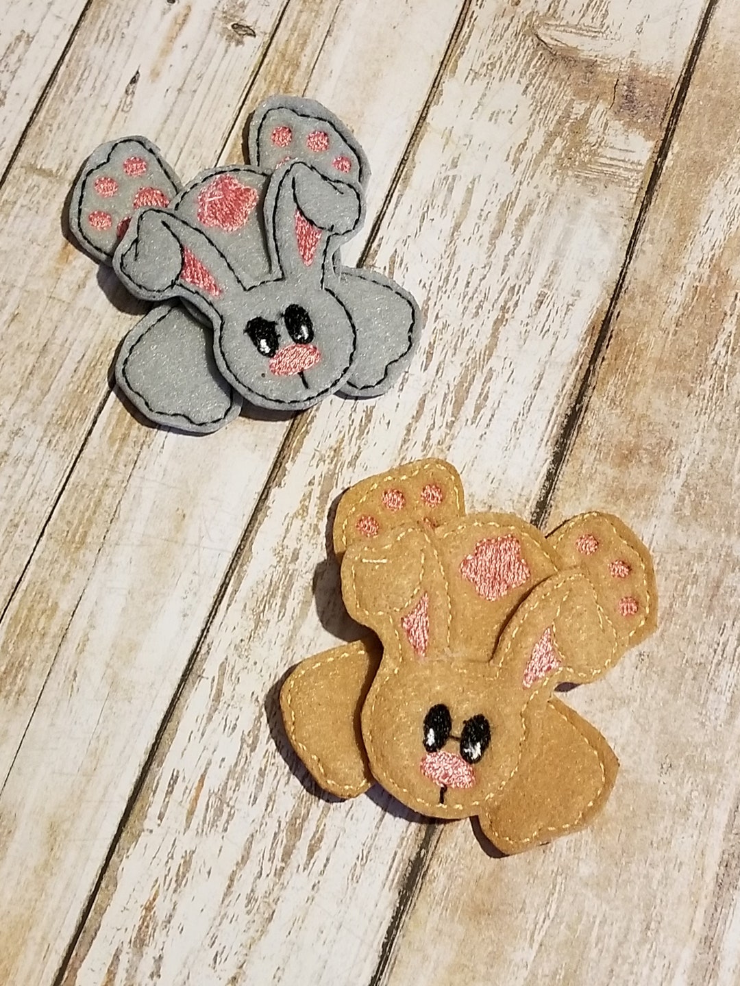 Bunny Badge Reel, Easter Bunny Badge, Rabbit I'd Badge, Flat Splat ...