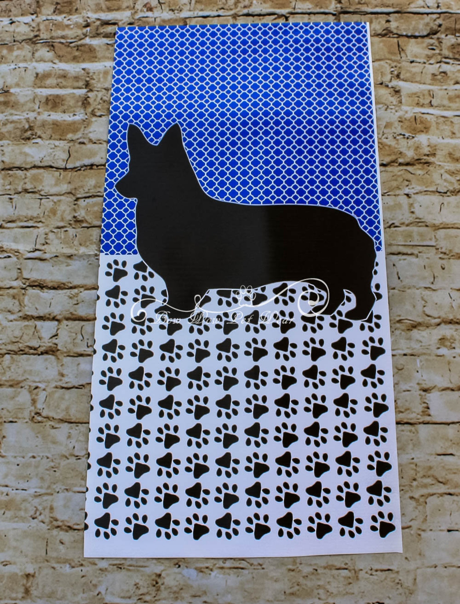 Corgi Personalized Garden Flag - Etsy