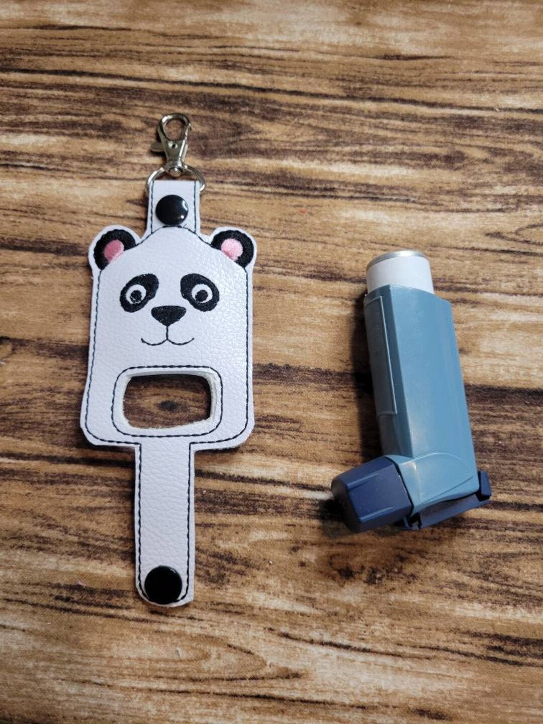 Panda Bear Inhaler Holder Keychain, Cute Inhaler Holder Case Key Fob - Etsy