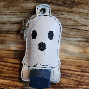 Ghost Inhaler Holder Keychain, Halloween Inhaler Holder Case Key Fob - Etsy