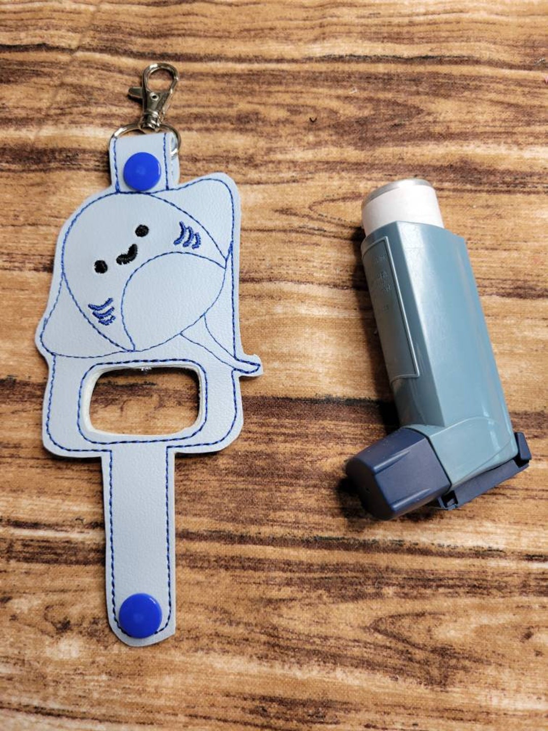 Stingray Inhaler Holder Keychain, Cute Ocean Inhaler Holder Case Key ...