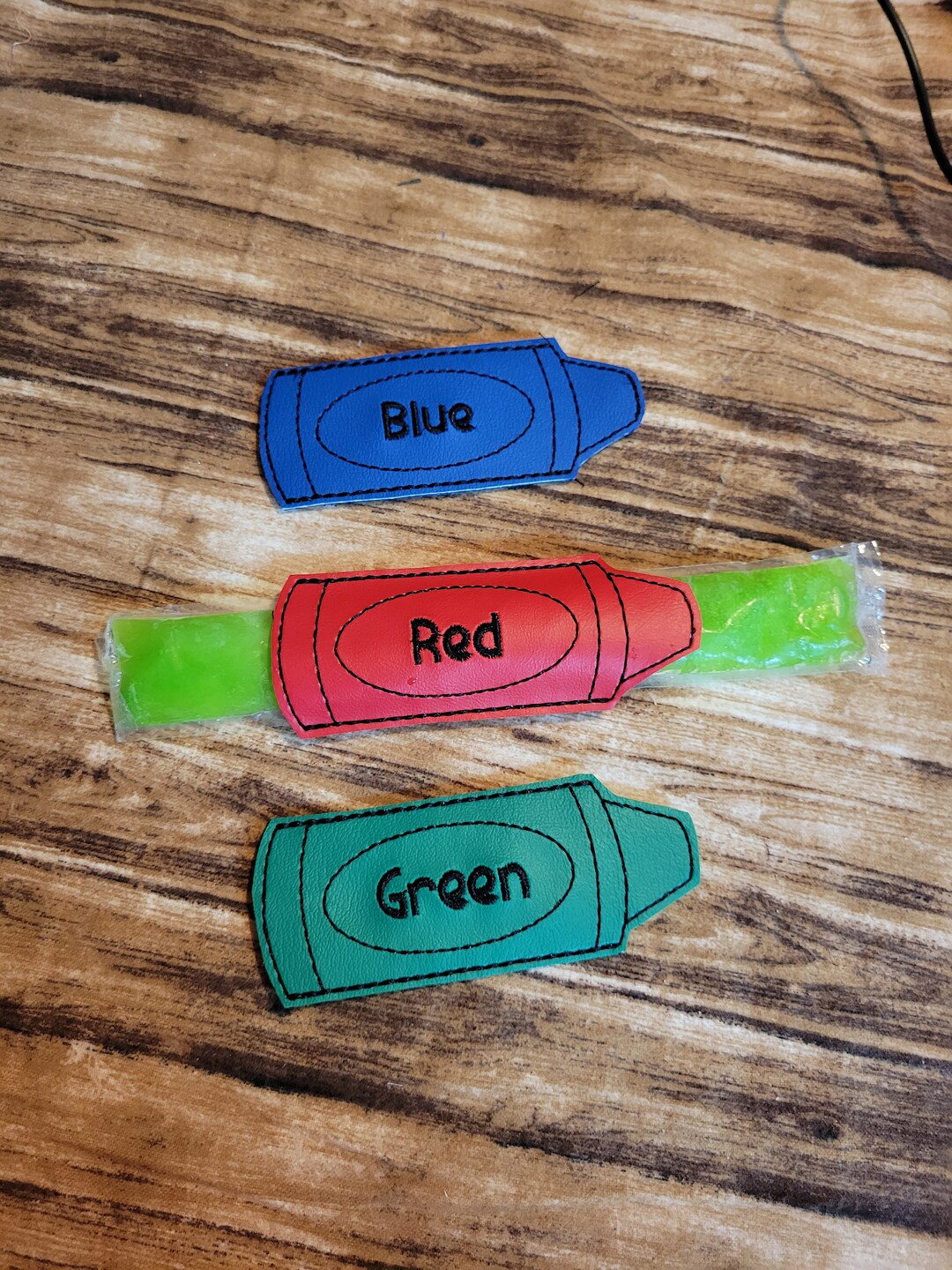 Crayon Ice Pop Holder Sleeve | Icy Holder | Freeze Pop Holder | School ...