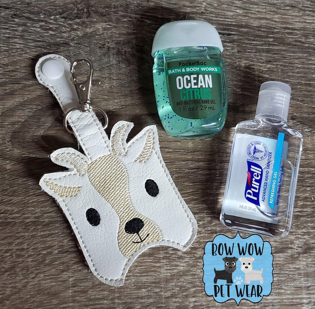 Goat Sanitizer Holder Keychain - Etsy