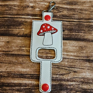 Mushroom Inhaler Holder Keychain, Cute Inhaler Holder Case Key Fob - Etsy