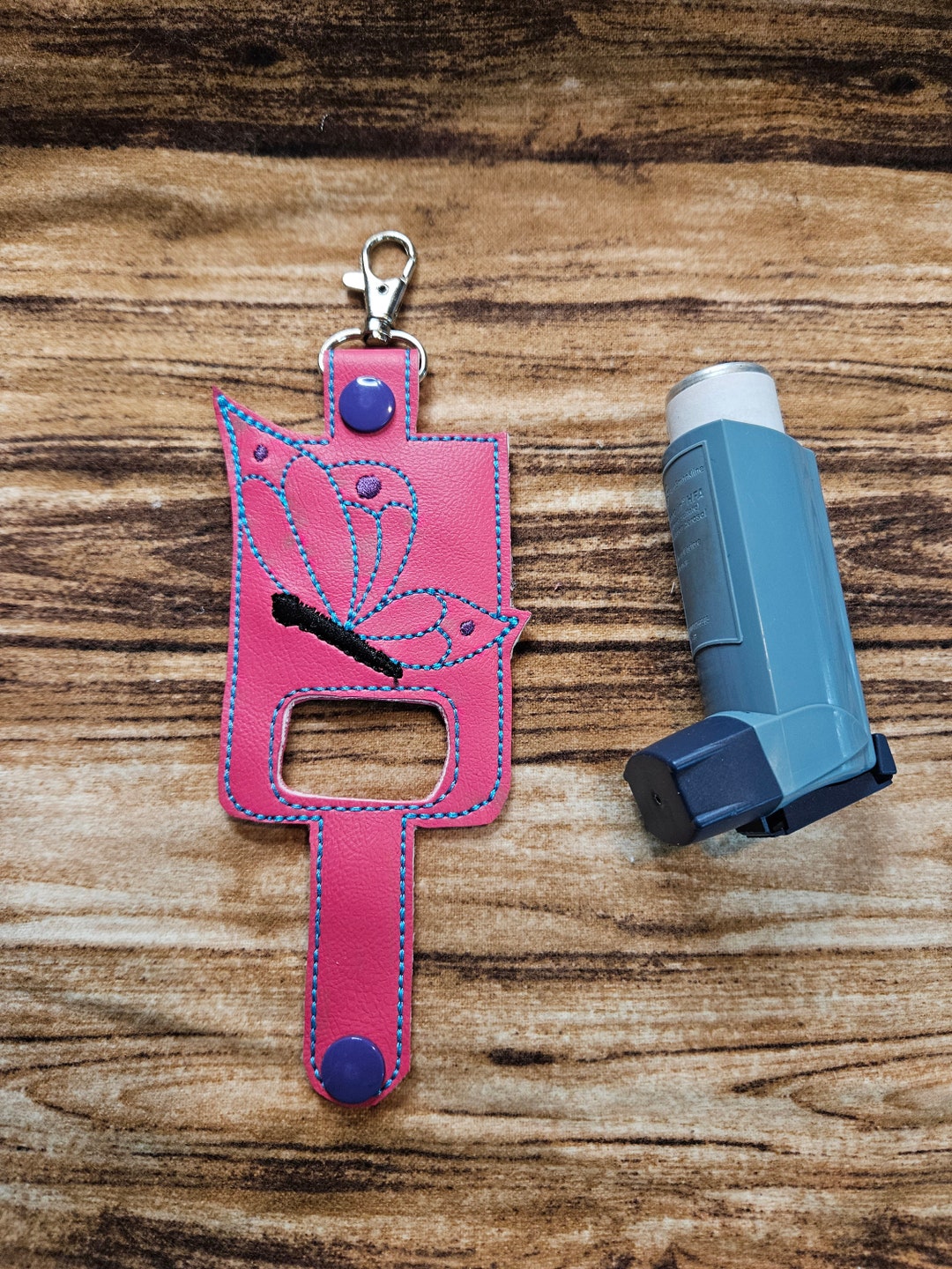 Butterfly Inhaler Holder Keychain, Cute Inhaler Holder Case Key Fob - Etsy