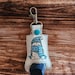 Winter Penguin in Scarf Inhaler Holder Keychain, Cute Winter Penguin ...