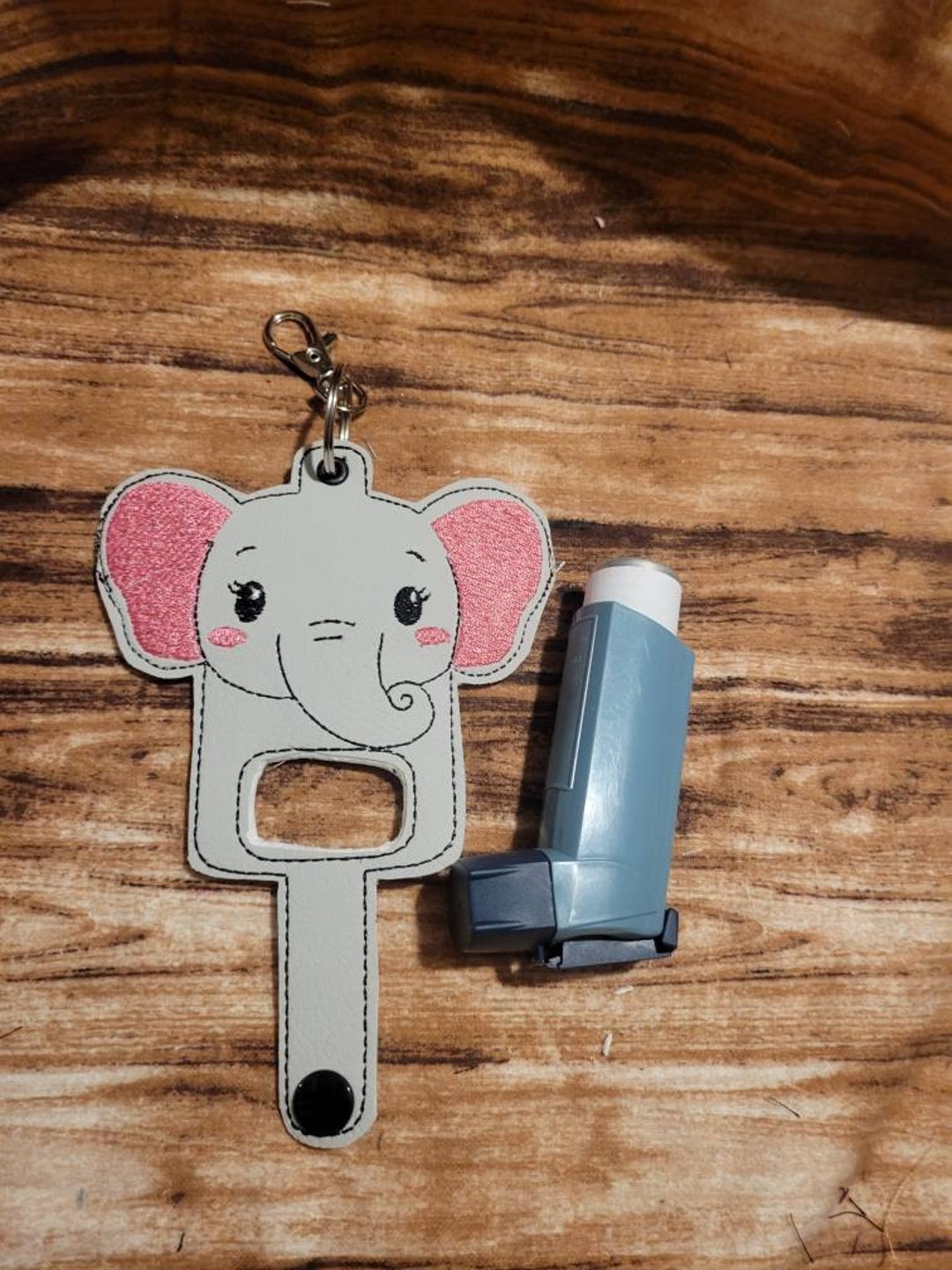 Elephant Inhaler Holder Keychain, Cute Animal Inhaler Holder Case Key ...