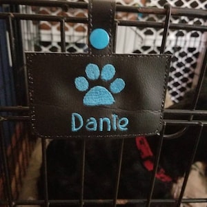Dog Crate Name Tag, Identification Label Dog Cage - Etsy