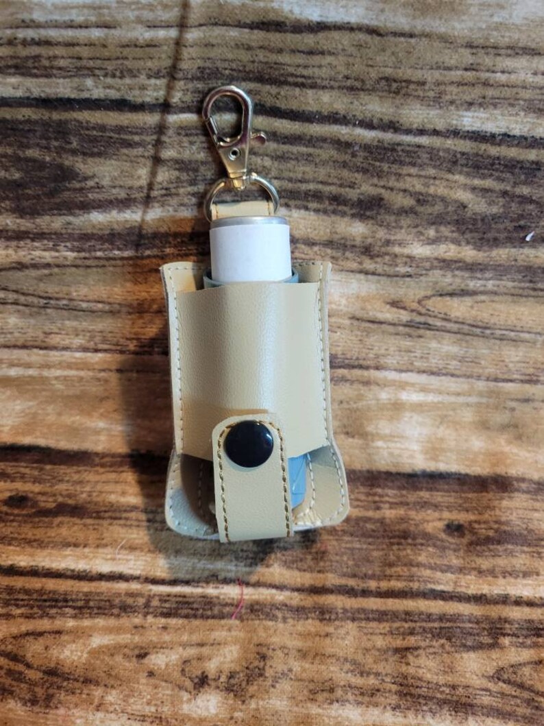 Pink Leopard Inhaler Holder Keychain, Valentine Heart Inhaler Holder ...