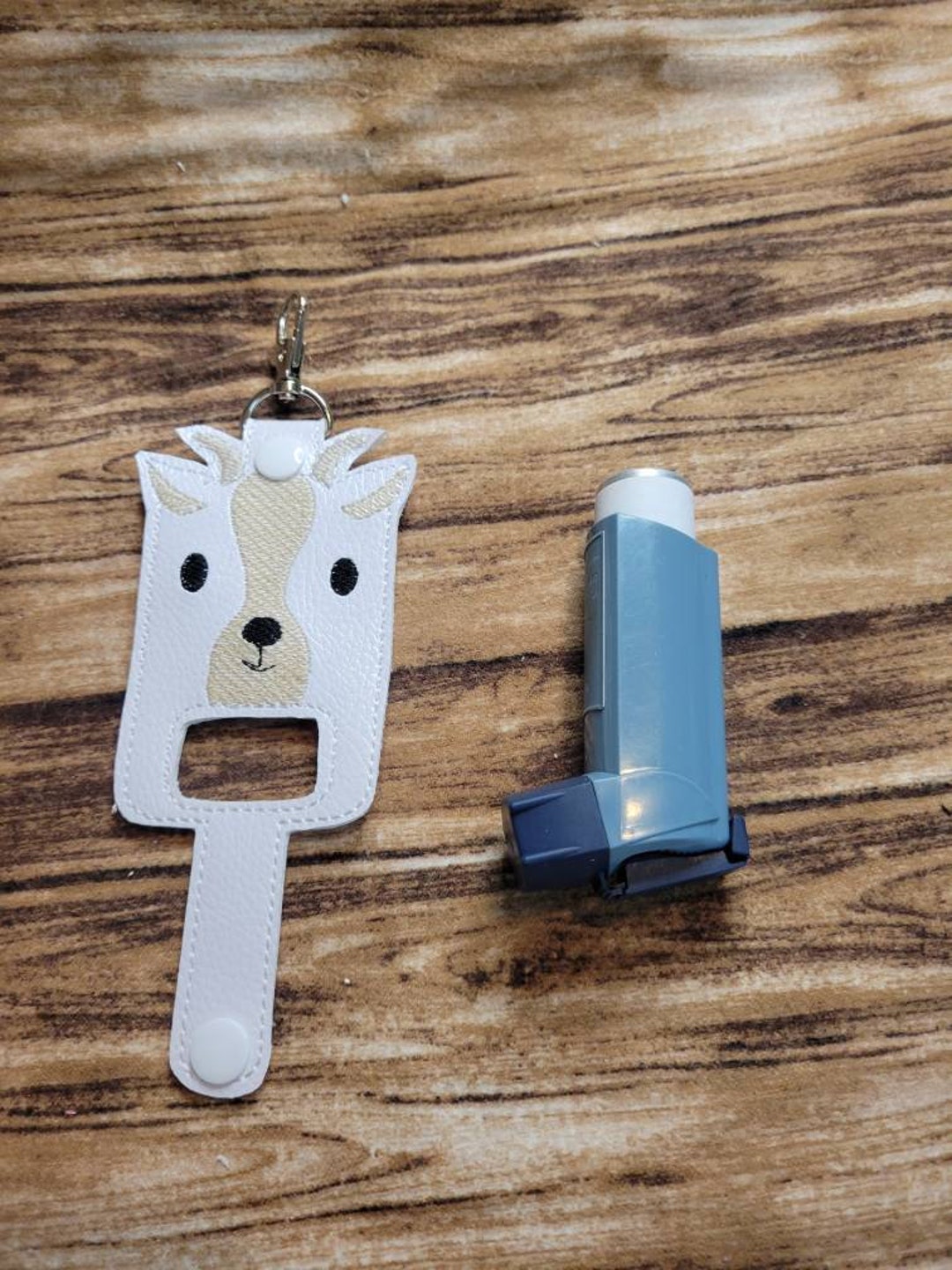 Goat Inhaler Holder Keychain, Cute Farm Inhaler Holder Case Key Fob - Etsy