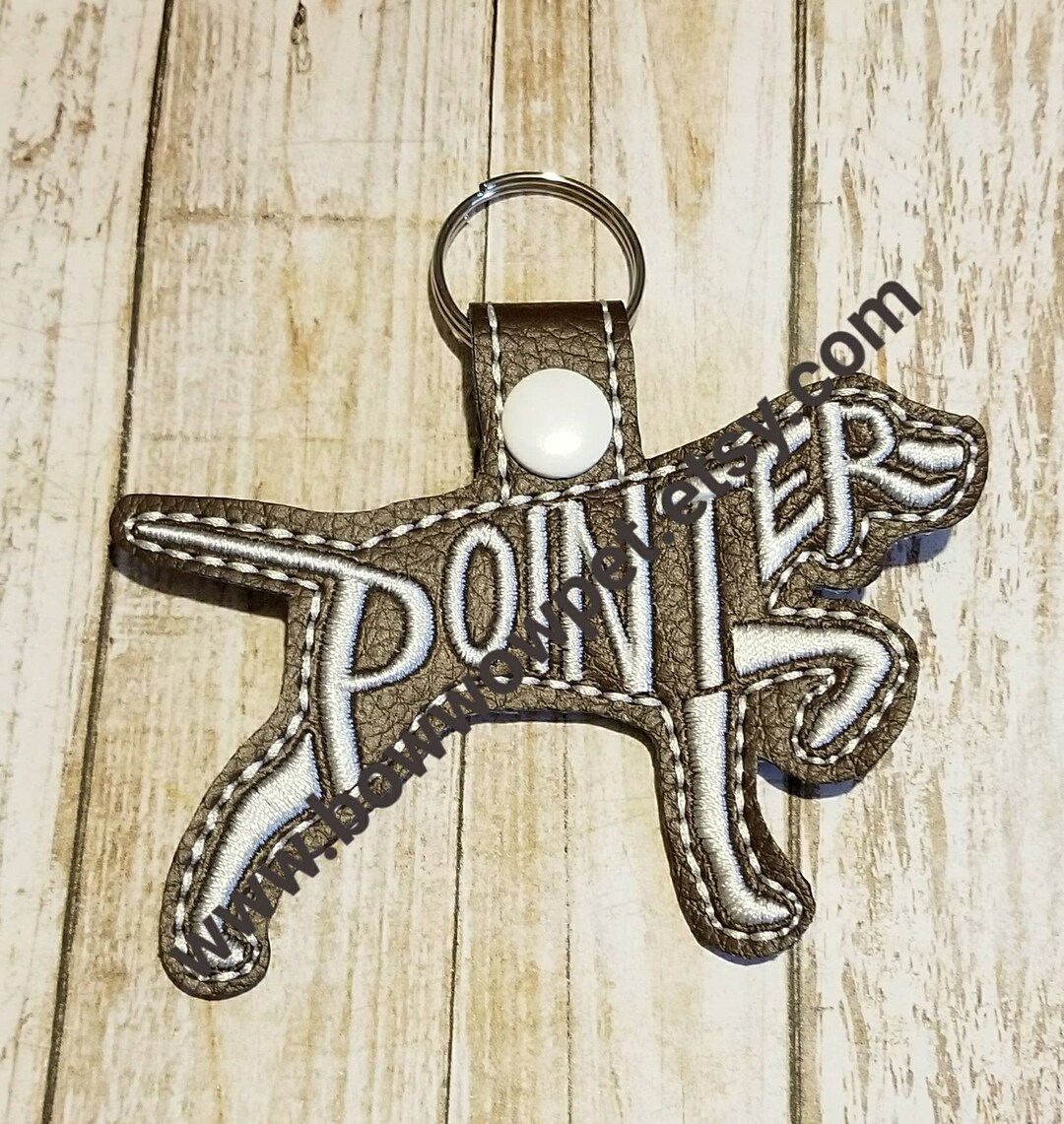 Dog Breed Name Keychain Key Fob Tag Pointer, Doberman, Mastiff - Etsy