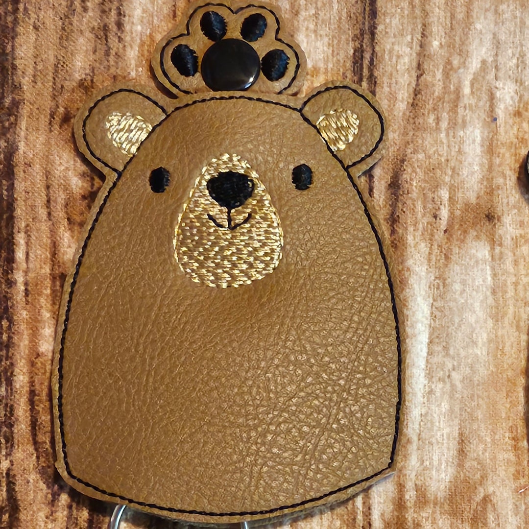 Bear Key Sleeve, Key Keeper Pouch, Key Case, Key Organizer, Dog Key ...