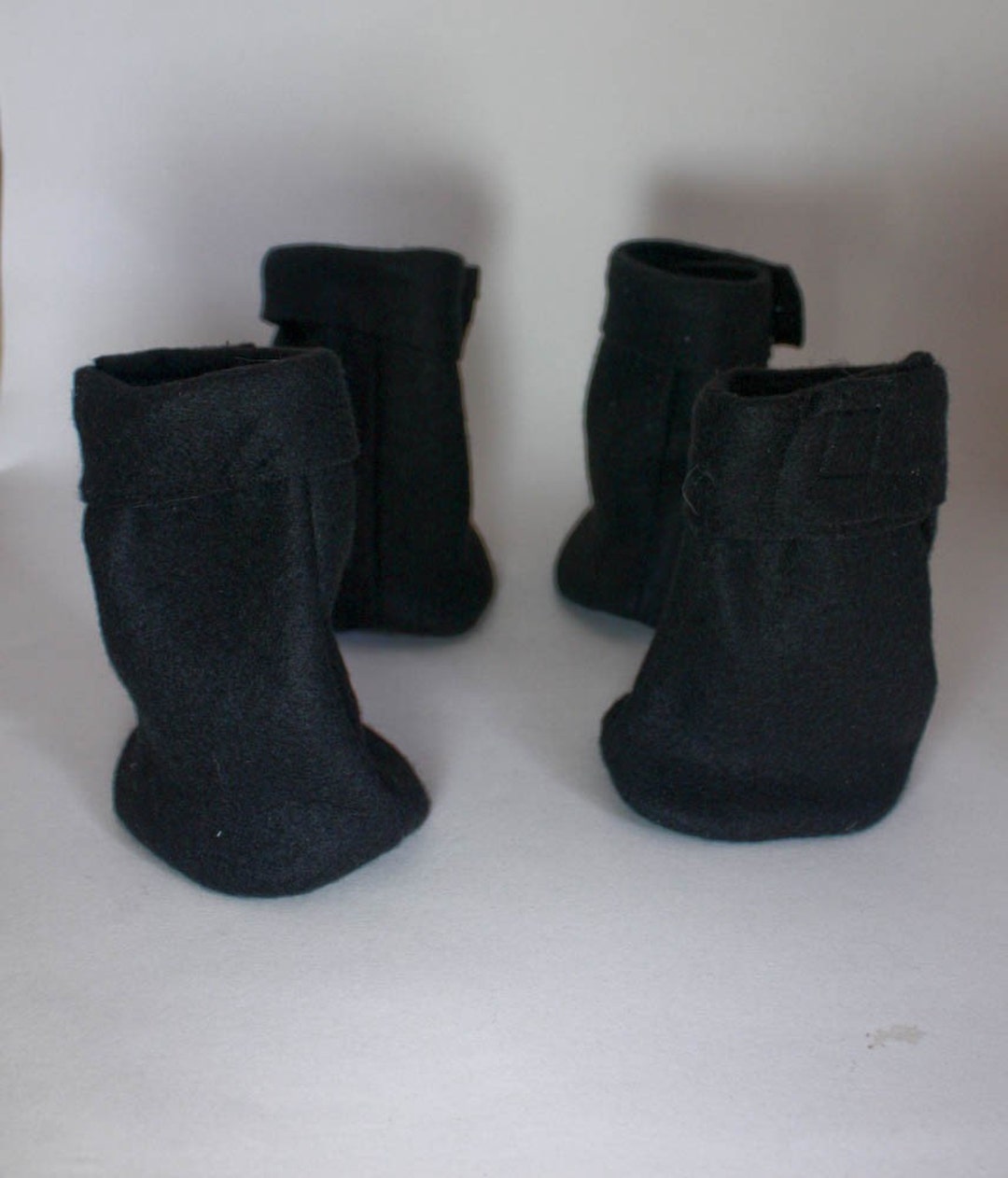 Protective Pet Boots, Fleece Dog Boots, Warm Winter Dog Boots Set - Etsy
