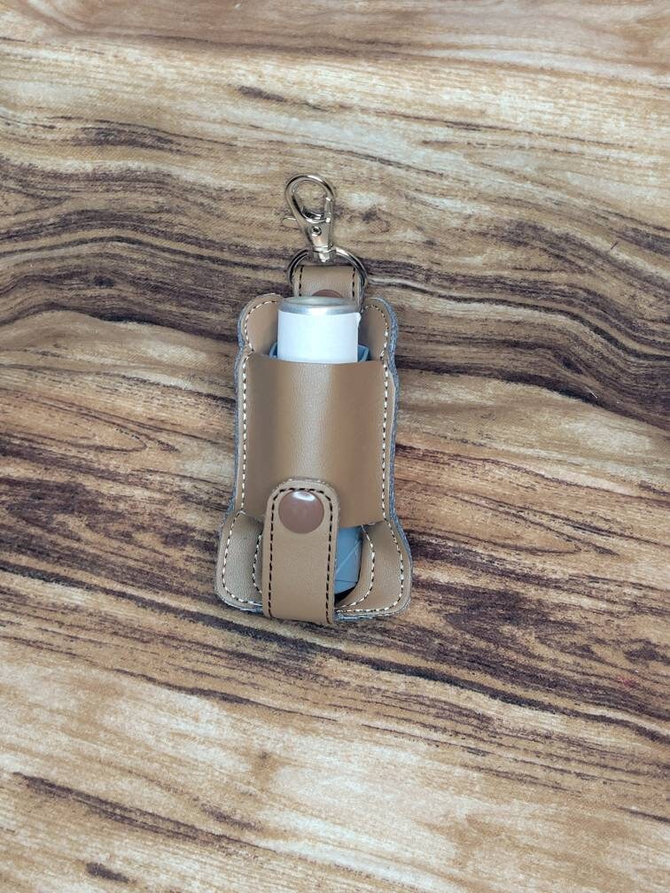 Bear Inhaler Holder Keychain, Brown Bear Inhaler Case Key Fob, Black ...