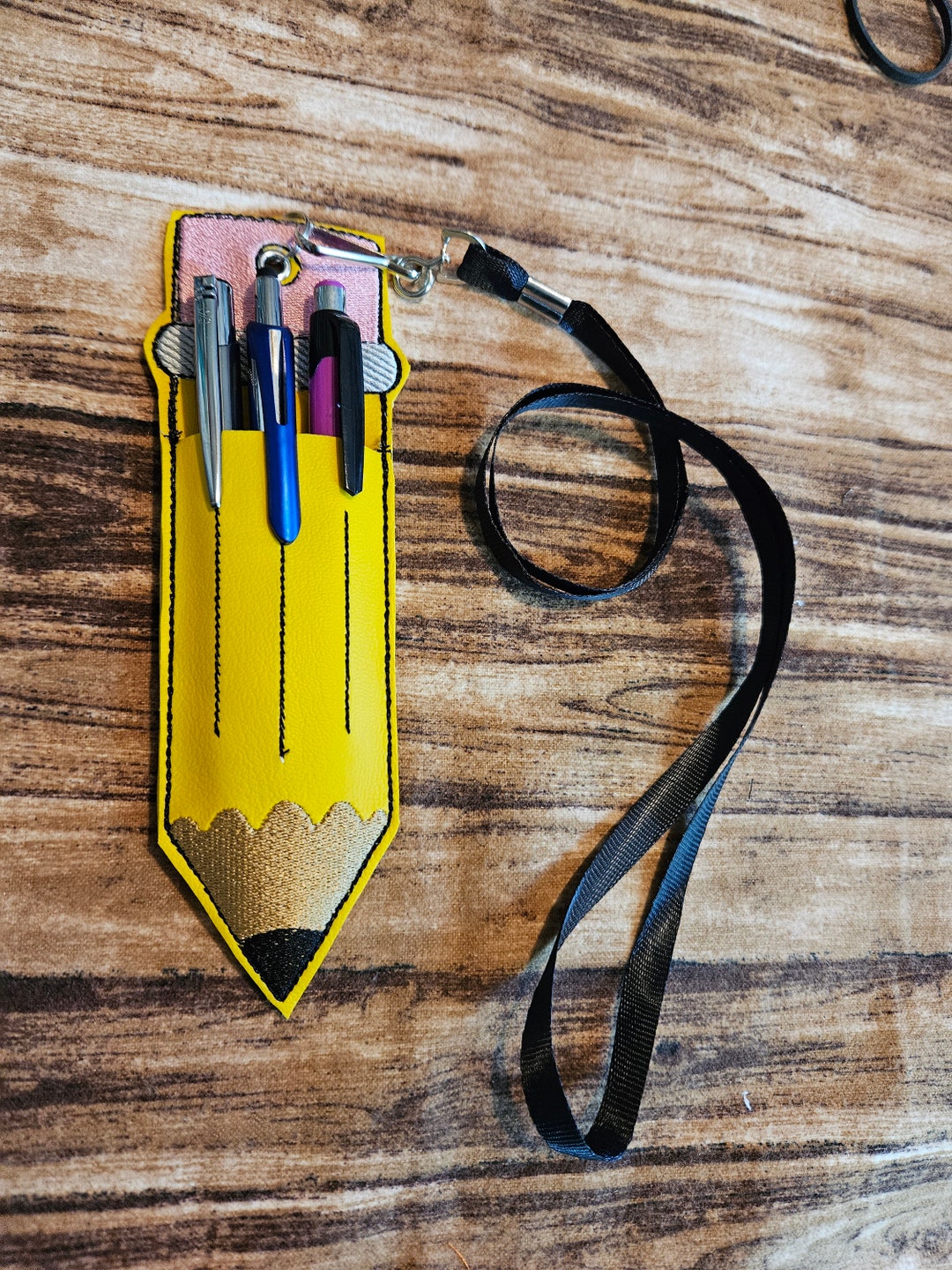 Pencil Pen Holder Lanyard, Keychain for Lanyard, Stylus Holder, Pen ...