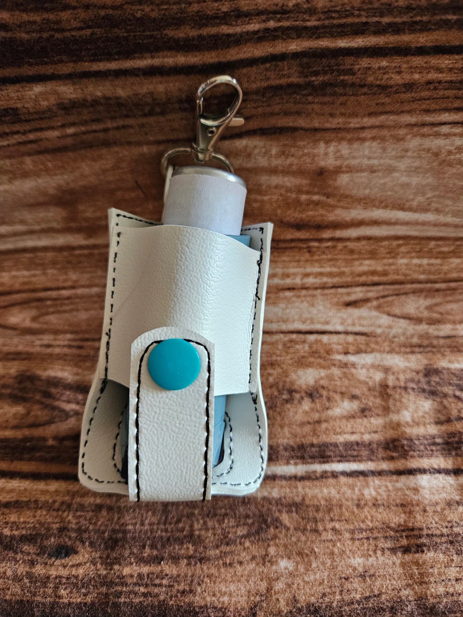 Winter Penguin in Scarf Inhaler Holder Keychain, Cute Winter Penguin ...