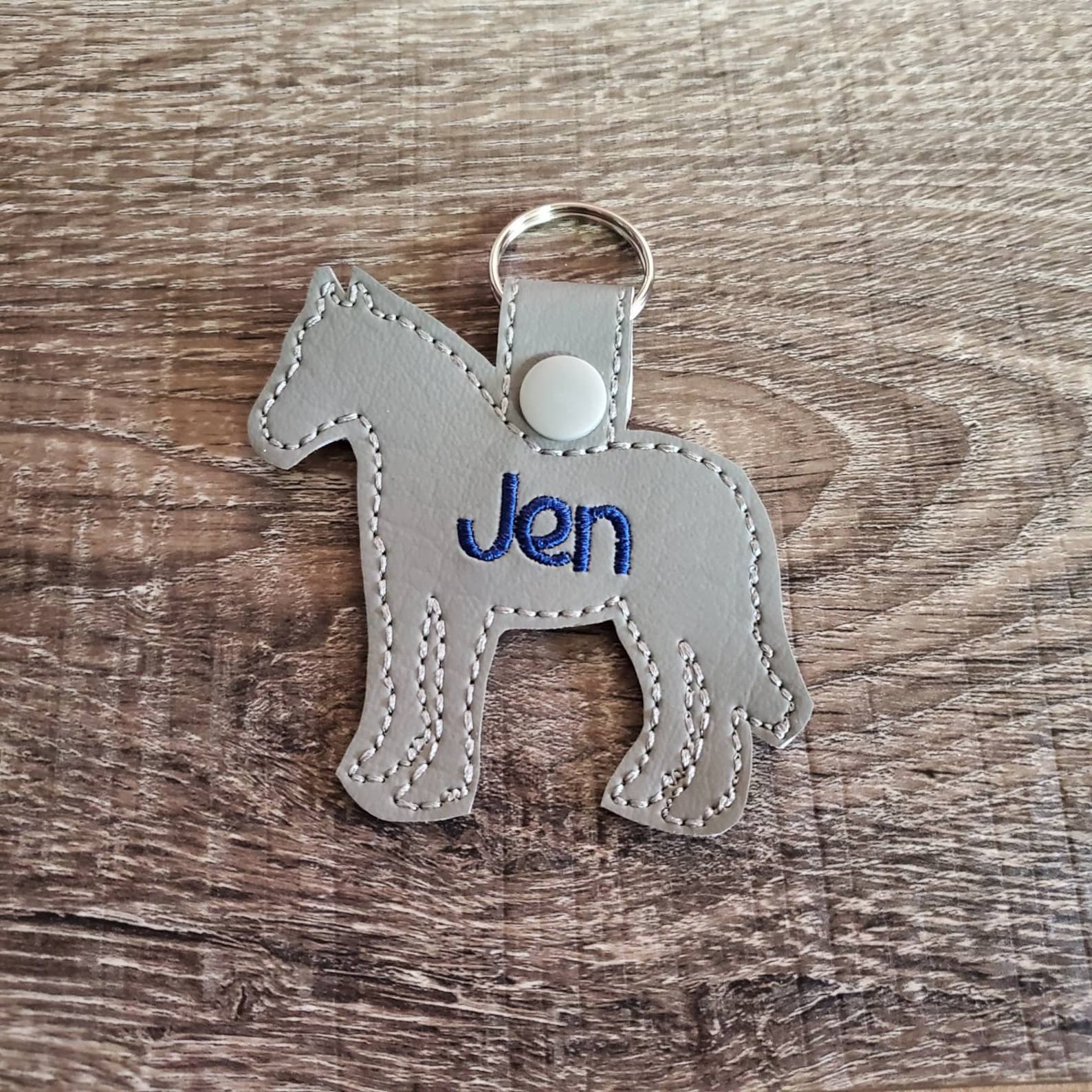 Horse Pony Personalized Keychain Key Fob Tag - Etsy